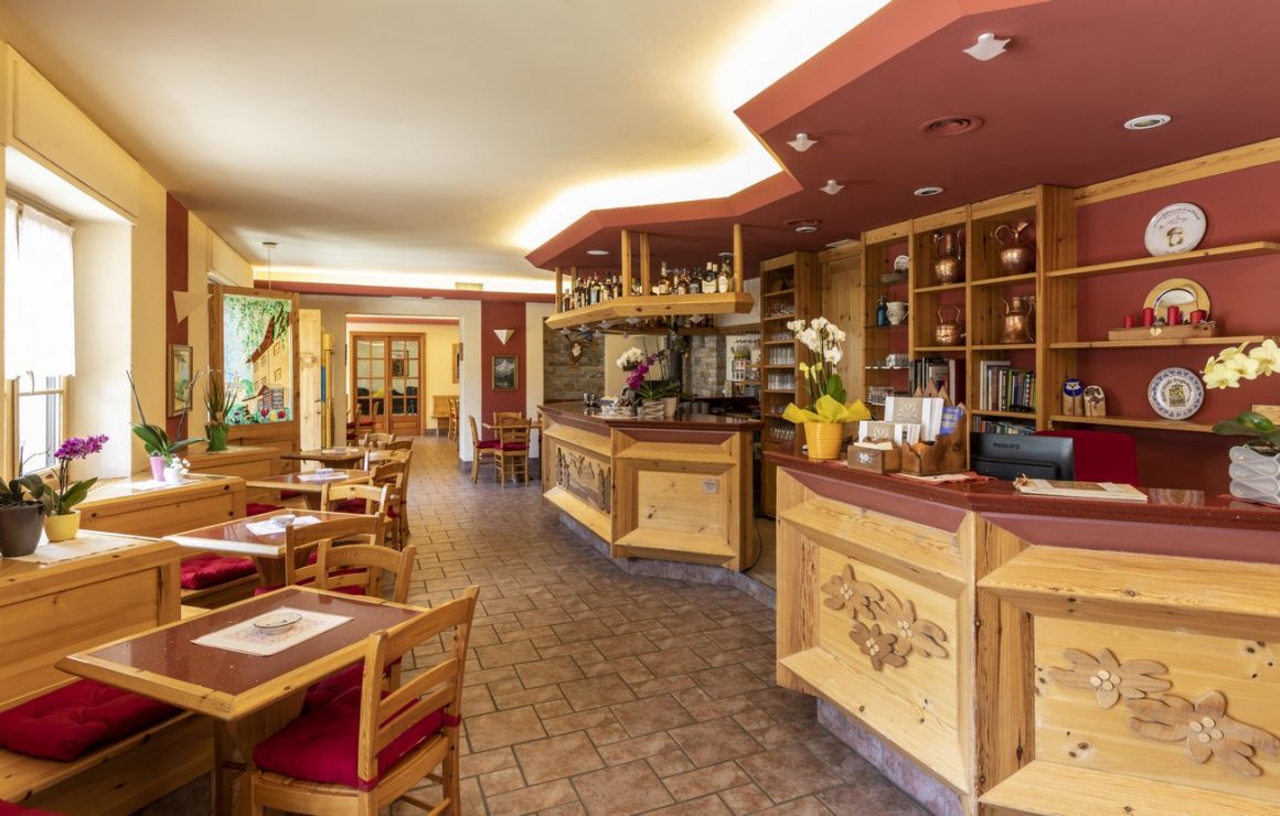 SALA BAR E RECEPTION - Albergo Edelweiss Larespa fraz. Viceno Crodo (VB)
